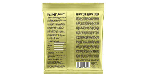 Ernie Ball MAMMOTH SLINKY 12-62 electric guitar strings