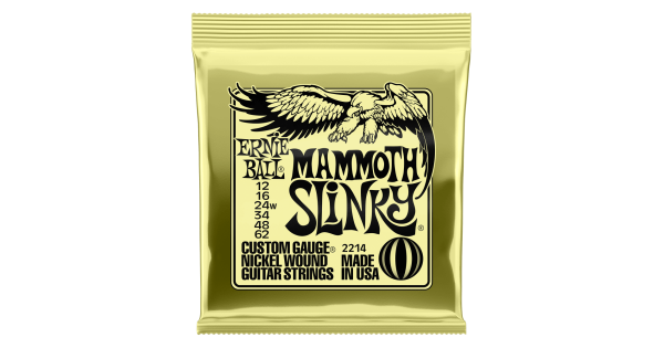 Ernie Ball MAMMOTH SLINKY 12-62 electric guitar strings